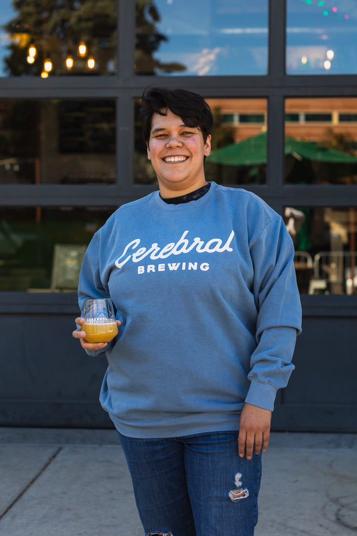 Script Crew Neck – Cerebral Brewing Shop